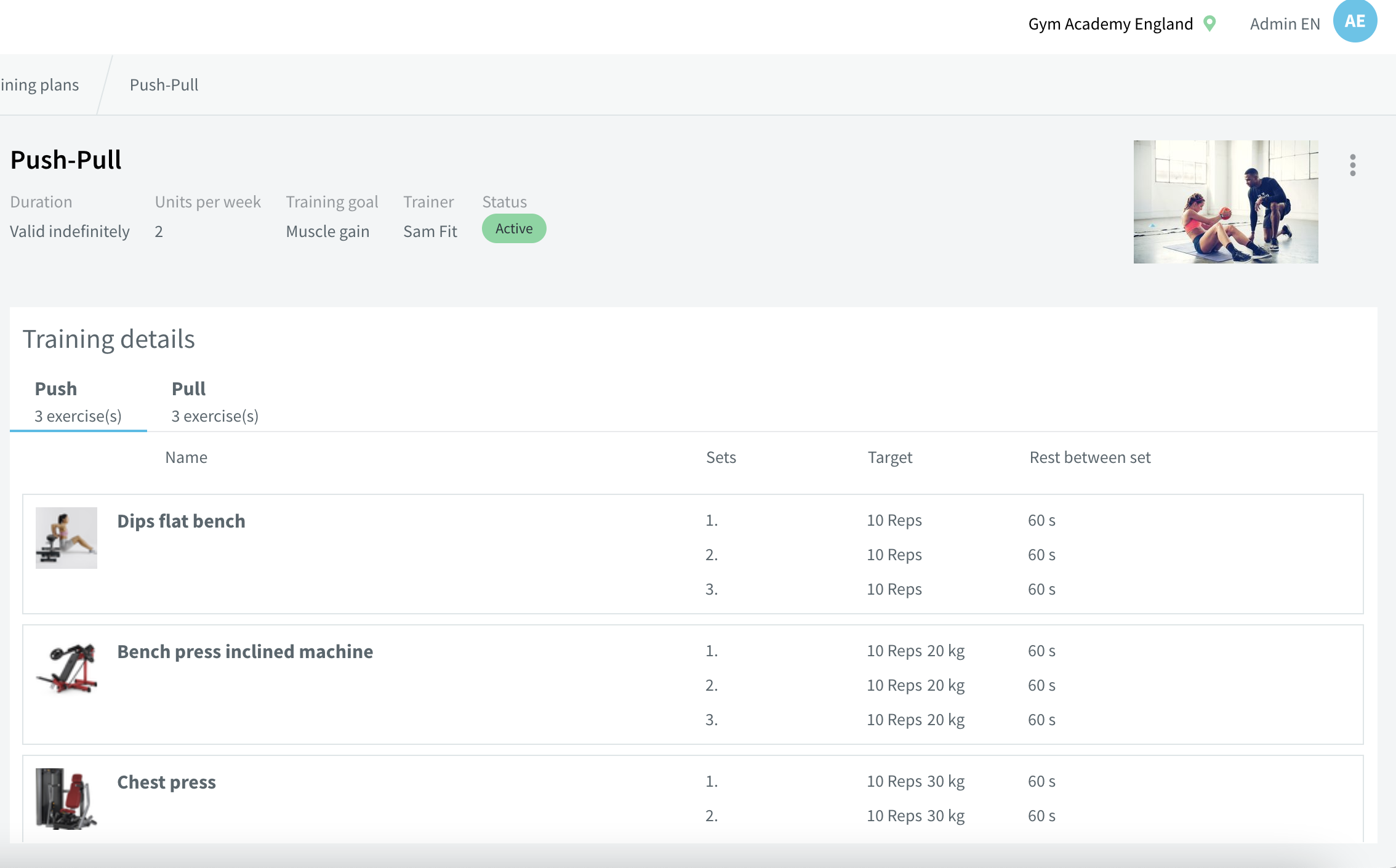 How to create, assign and edit training plans – Magicline GmbH