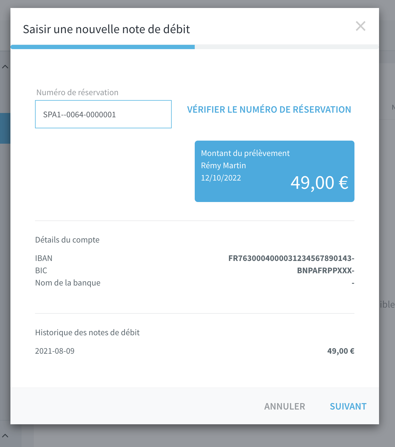 Comment entrer des notes de débit ? – Magicline GmbH
