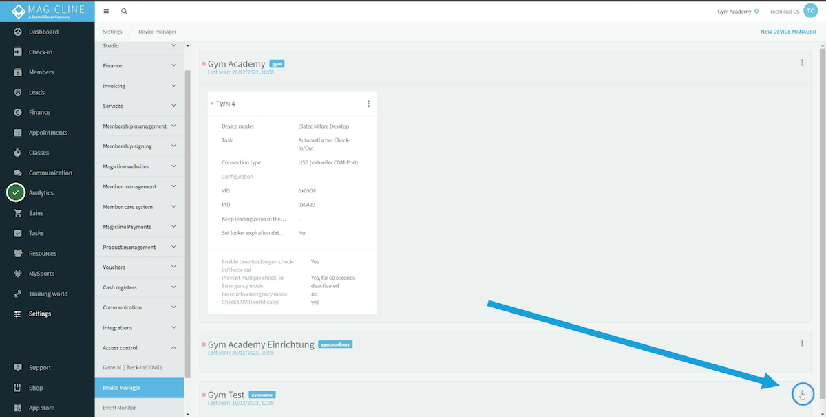 How to connect the Gantner GAT Writer 6000 F by serial number ...