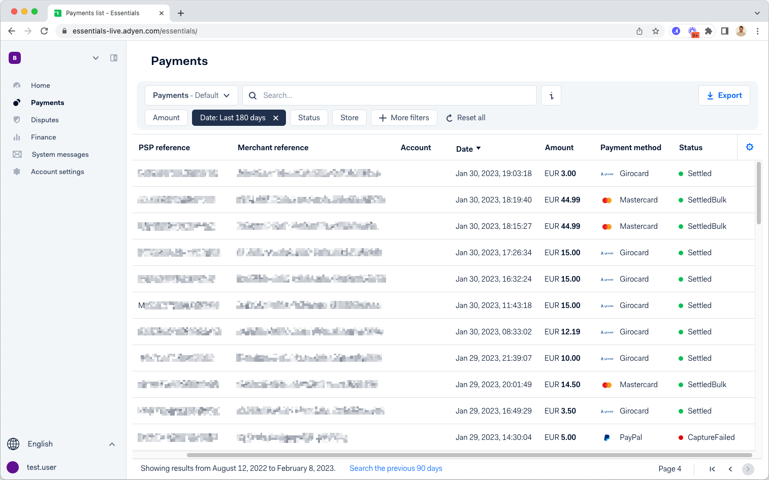 Adyen Essentials Portal – Magicline GmbH