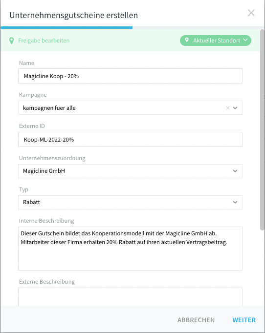 Gutscheine - Mitglieds- und Firmengutscheine – Magicline GmbH